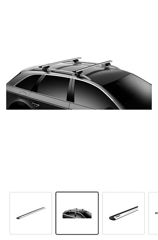 Thule Wingbar Evo 135 cm Dachtraverse und Rapid System 754 im Kanton ...