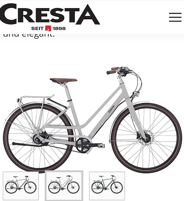 Cresta Largo Alto 2024 Trapez Fahrrad Velo City bike im Kanton Zürich ...