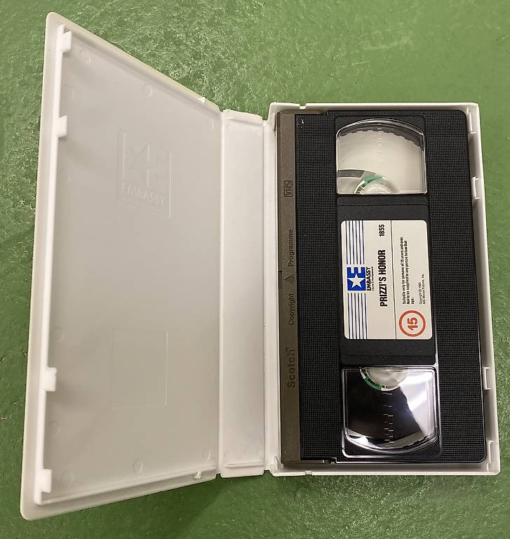 Prizzi's Honor mit Jack Nicholson (rare Embassy-VHS-Ausgabe) Canton ...