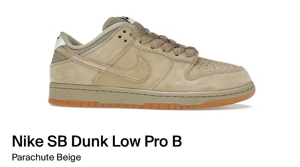 Nike SB Dunk Low Pro B - Parachute Beige (US M 7.5) im Kanton Zürich ...