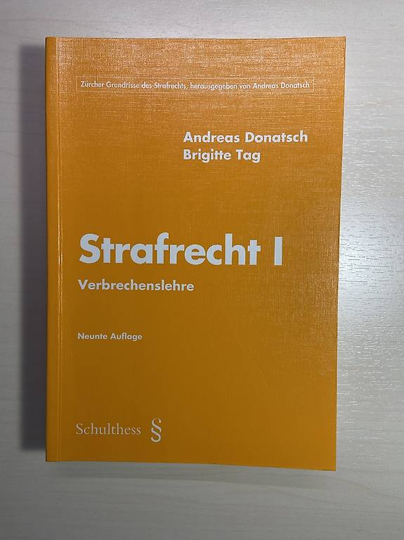 Strafrecht I, Verbrechenslehre im Kanton Basel-Landschaft - tutti.ch