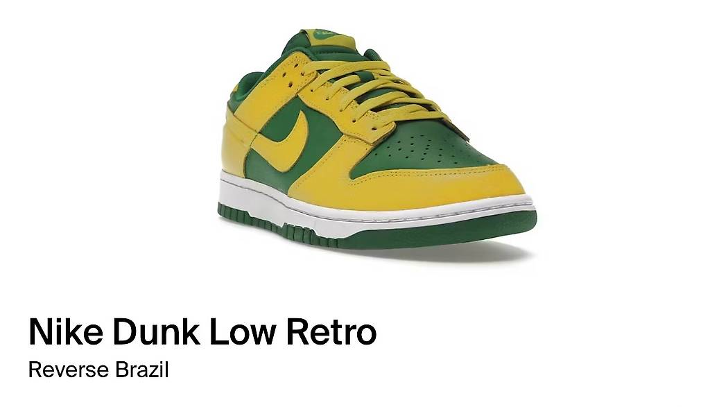 Nike Dunk Low Retro Reverse Brazil, US W 40 im Kanton Zürich - tutti.ch