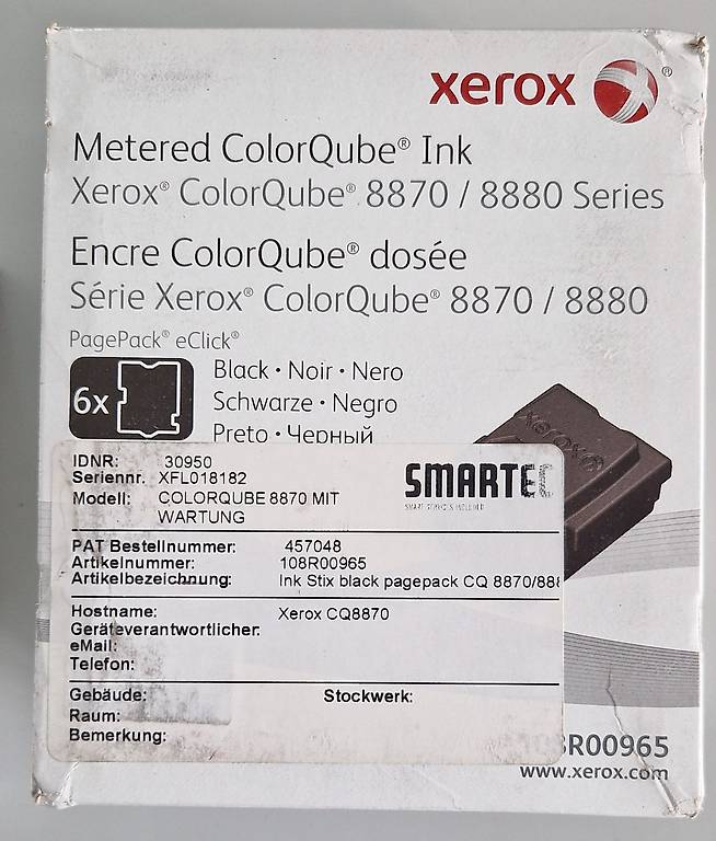 Metered ColorQube Ink (Schwarz) im Kanton Appenzell Ausserrhoden - tutti.ch