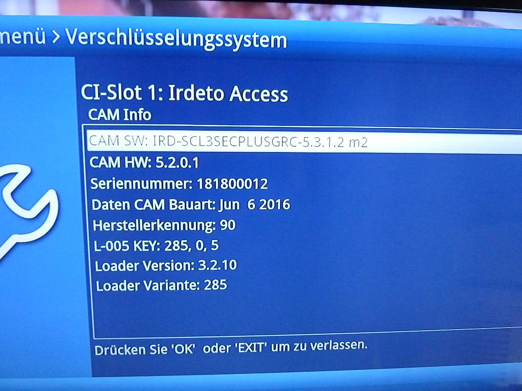 irdeto CI-Modul @smiT Professional 2CH ein Stück vorhanden im Kanton ...