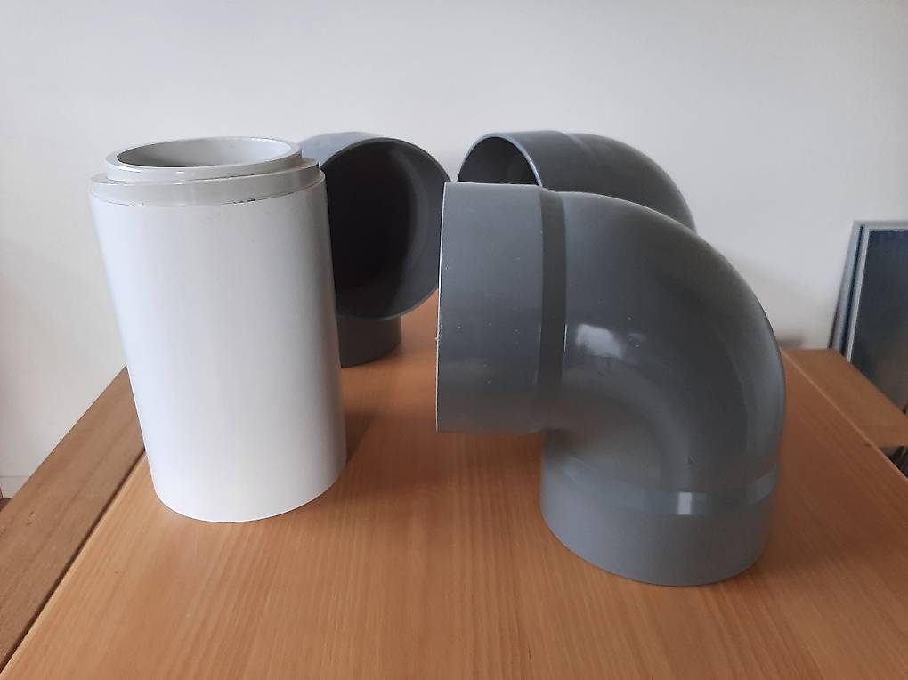 Lüftung Bogen FIRST PVC Lüftungsrohre DN 200 im Kanton Graubünden ...