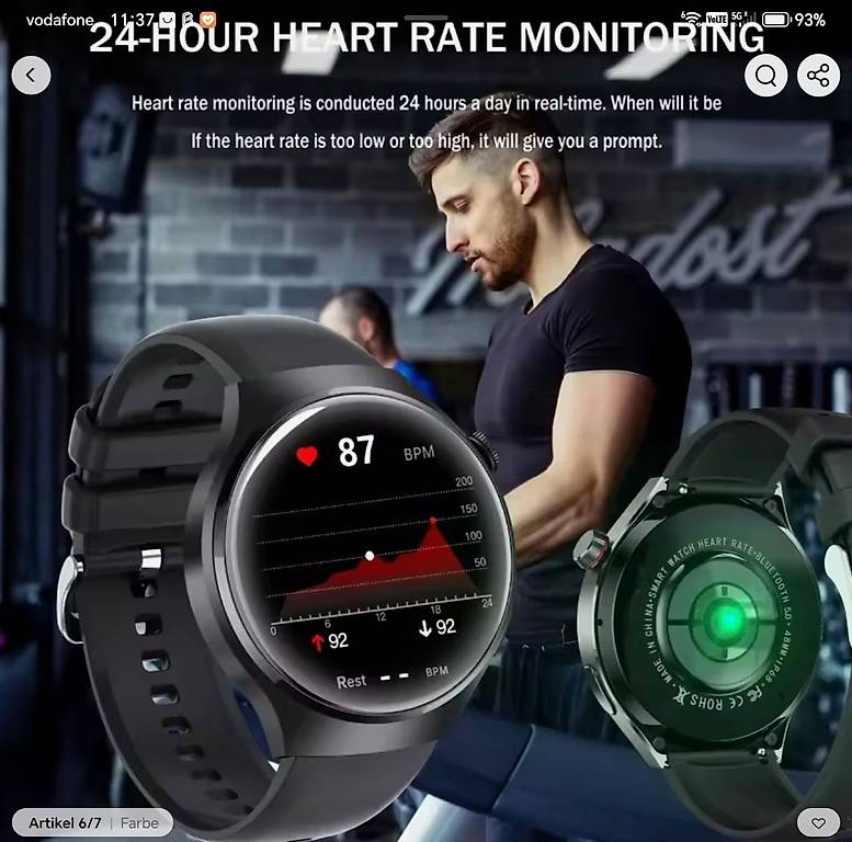 Smartwatch Männer GT4Pro neu im Kanton Thurgau - tutti.ch