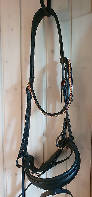 Neu! Lederzaum mit rosegoldenen Details Gr. Full im Kanton St. Gallen ...