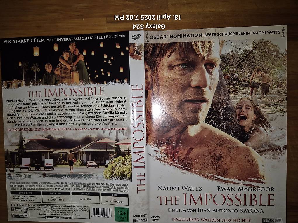 THE IMPOSSIBLE. DVD im Kanton Bern - tutti.ch