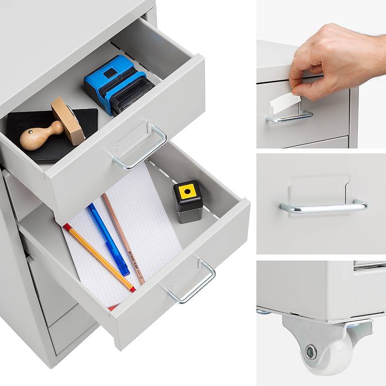 Rollcontainer aus Metall hellgrau (Gratis Versand) im Kanton Luzern ...