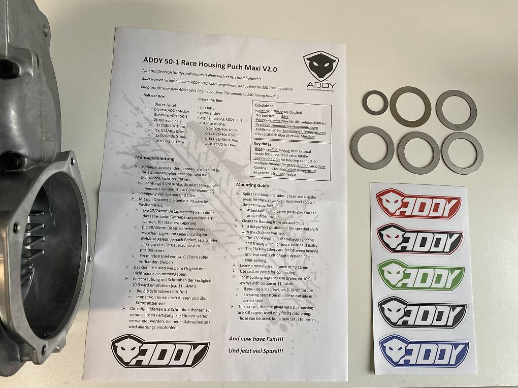 Addy Racing Motorengehäuse E50 4 Lager (Version 2.0) | Puch im Kanton ...