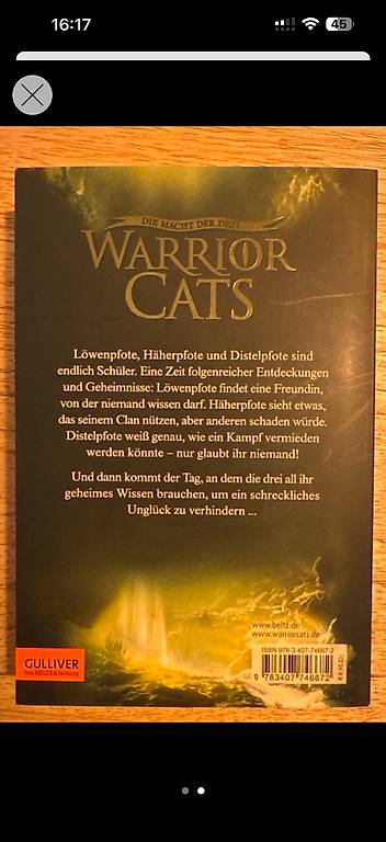 Warrior Cats Staffel 3 Band 2 im Kanton Zürich - tutti.ch