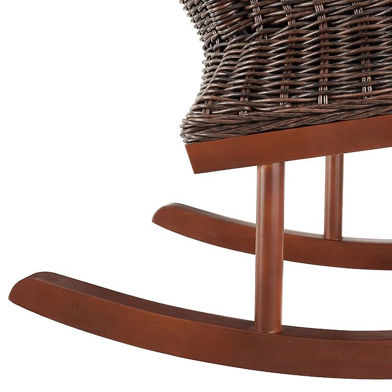 Rattan Schaukelstuhl Rovigo 150kg braun (Gratis Versand) im Kanton ...