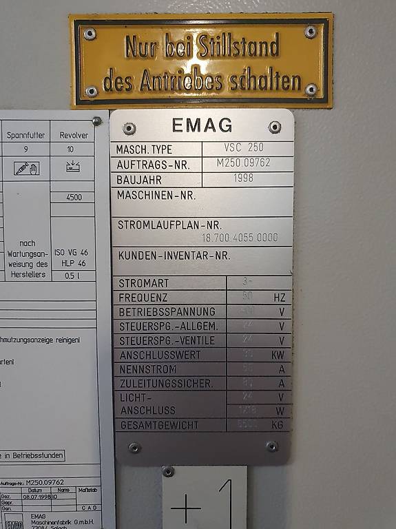 CNC Drehzentrum vertikal Emag im Kanton St. Gallen - tutti.ch