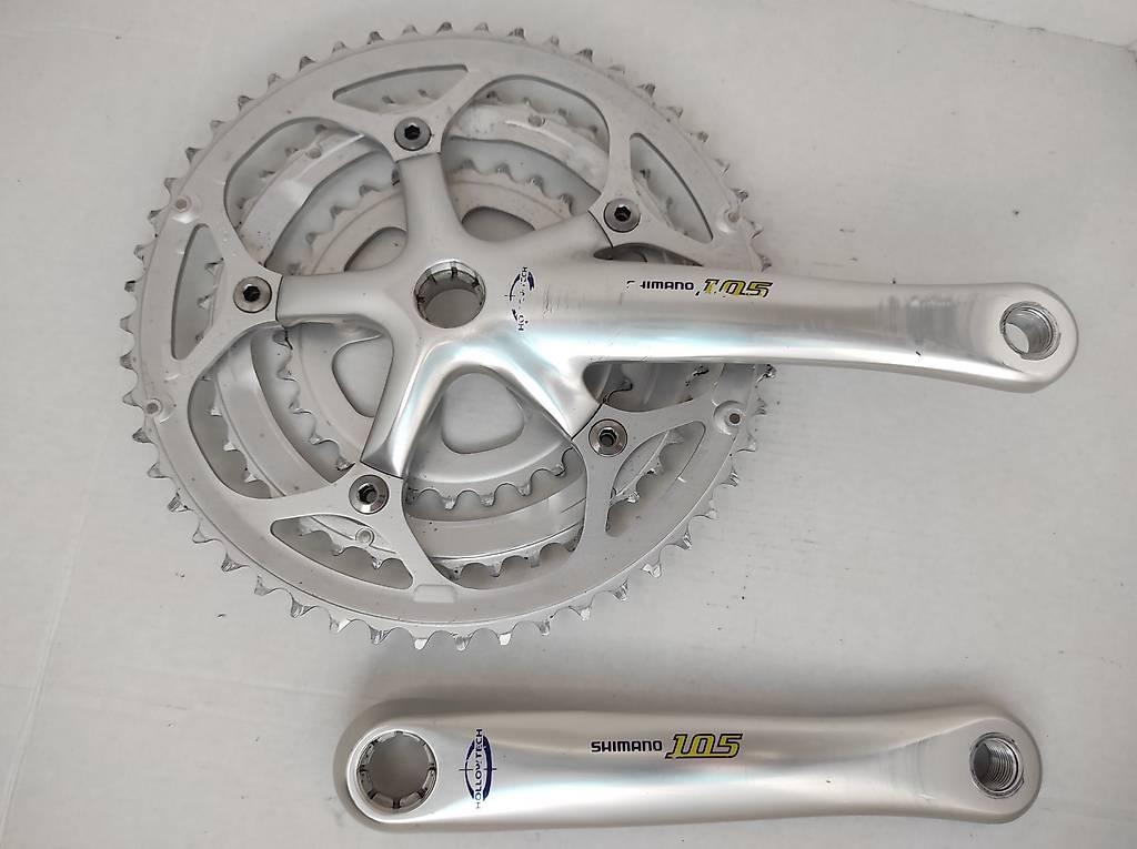Shimano 105 - FC-5504 3-fach Kurbel Rennvelo / Crankset Road im Kanton ...