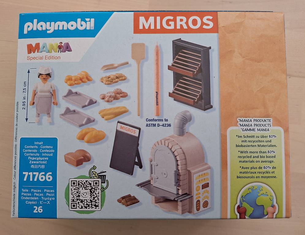 Playmobil Migros Mania Bäcker 71766 im Kanton Zürich - tutti.ch