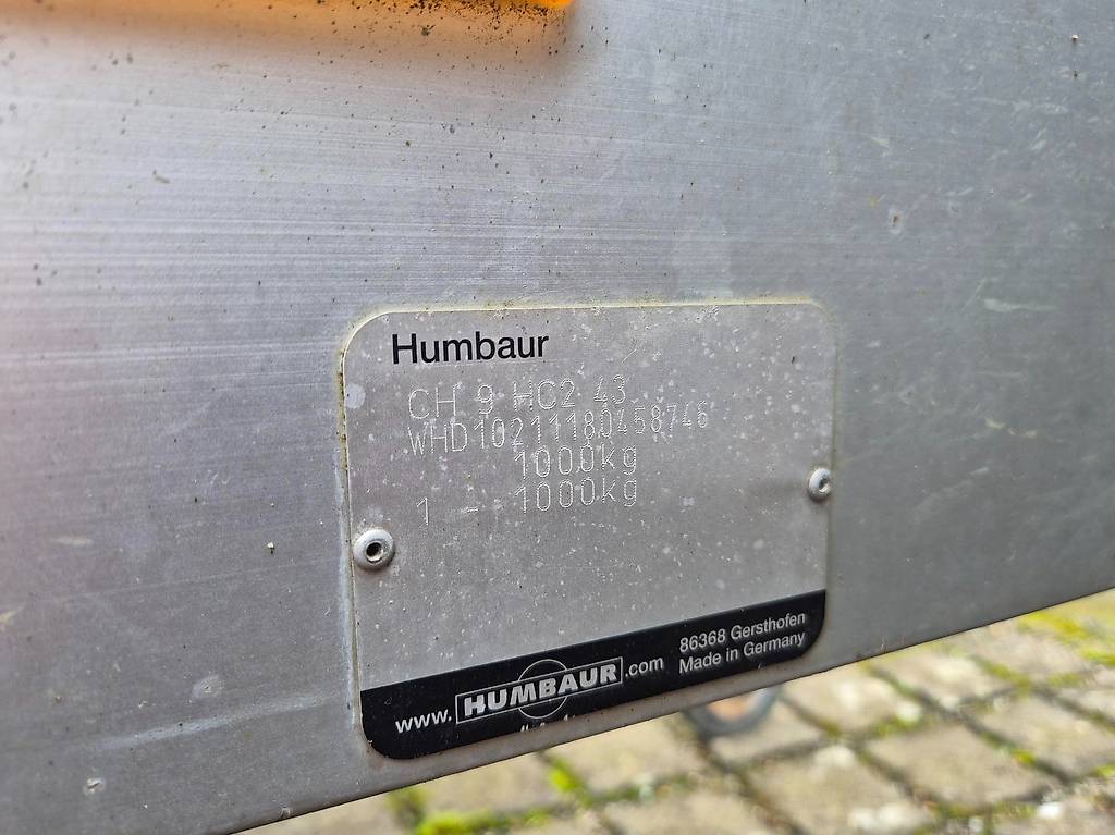 Humbaur Anhänger im Kanton Solothurn - tutti.ch