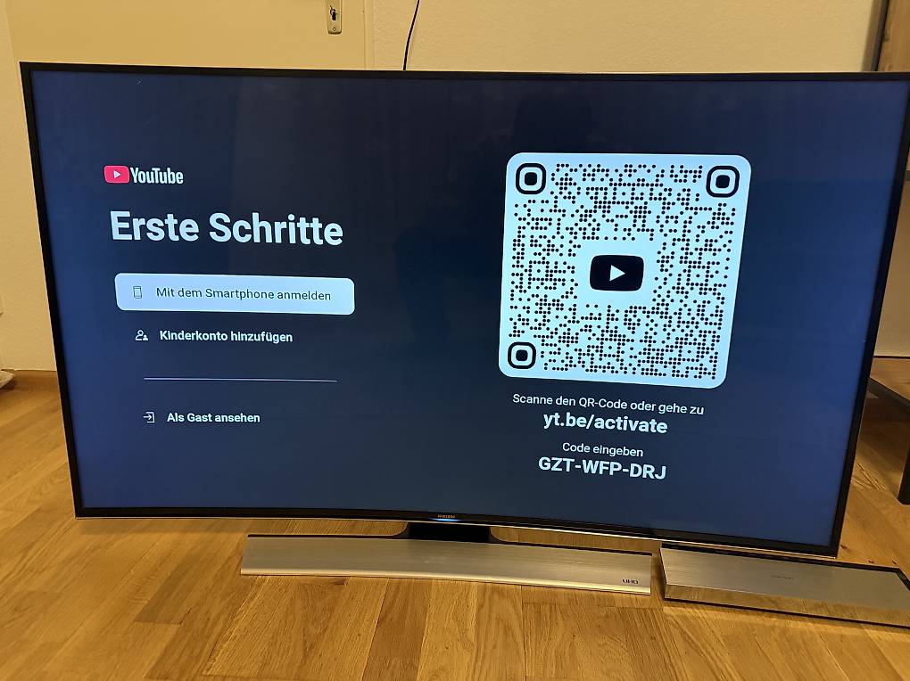 Samsung Curved 55" SmartTV im Kanton Basel-Landschaft - tutti.ch