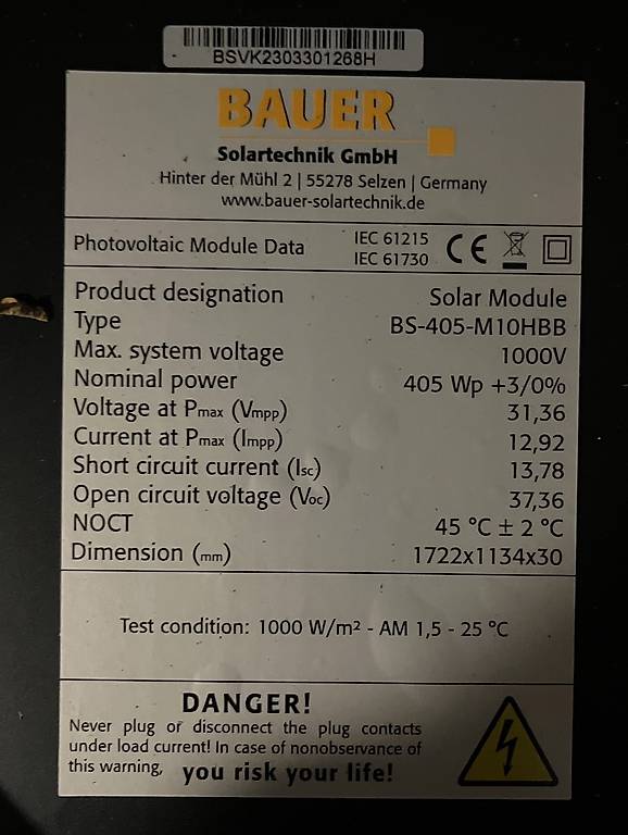 2er Set PV Solar Module von Bauer im Kanton Basel-Landschaft - tutti.ch