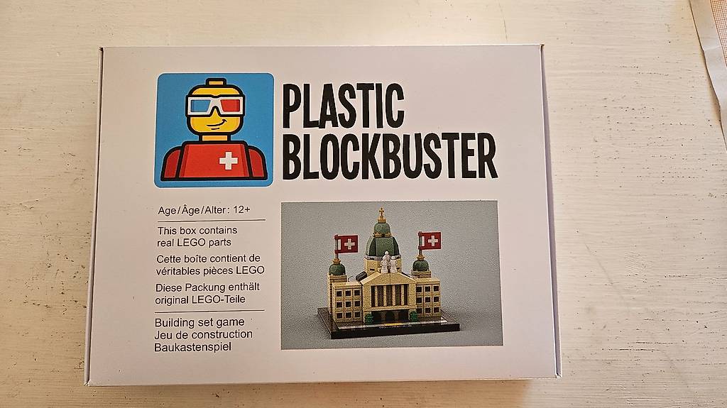 Plastic Blockbuster Lego Bundeshaus Schweiz im Kanton Basel-Stadt ...