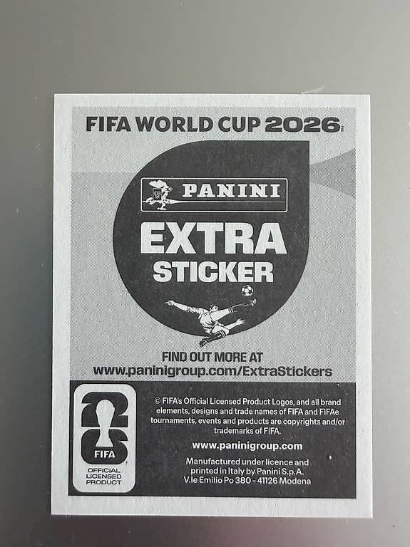 Panini FIFA World Cup 2026 Extra Sticker Moisés Caicedo im Kanton ...