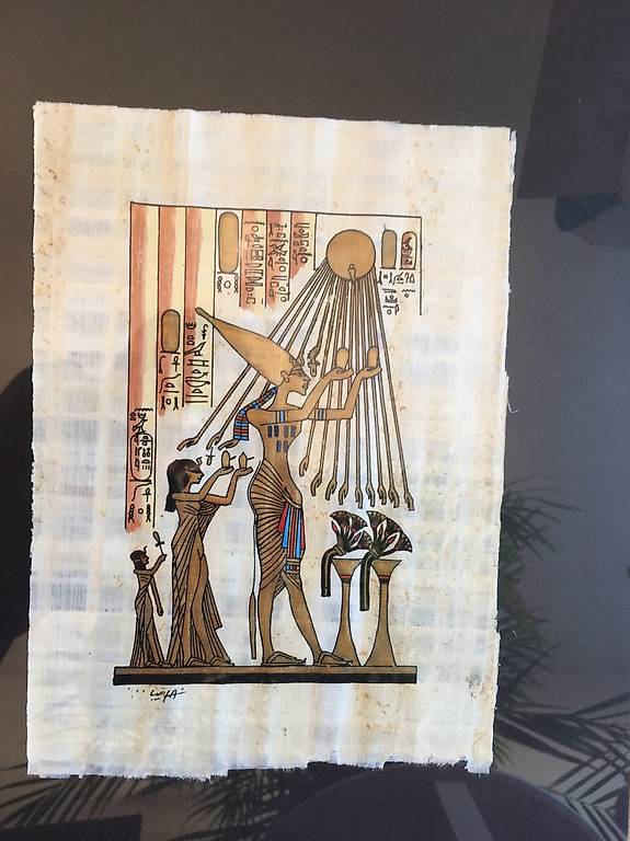 2 Papyrus Bilder original aus Ägypten im Kanton St. Gallen - tutti.ch