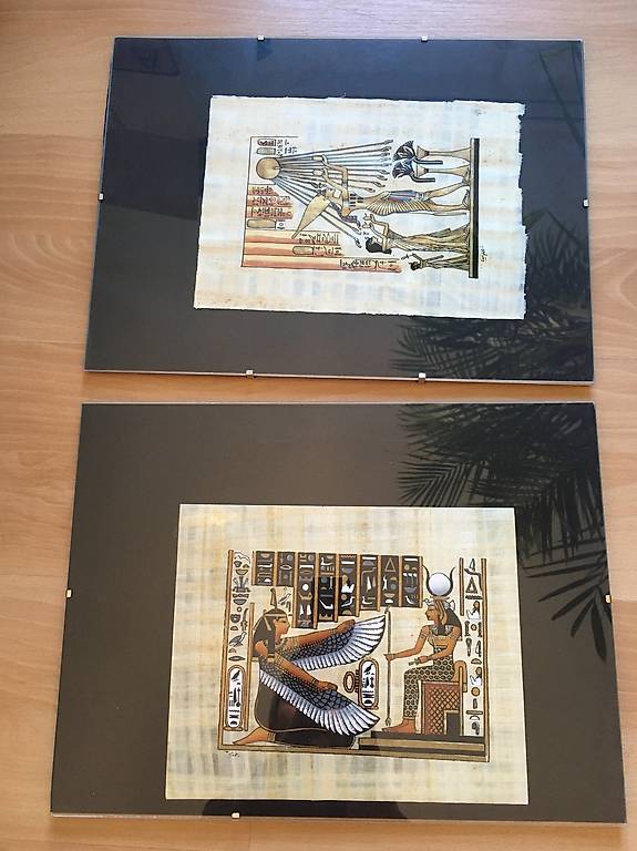 2 Papyrus Bilder original aus Ägypten Cantone San Gallo - tutti.ch