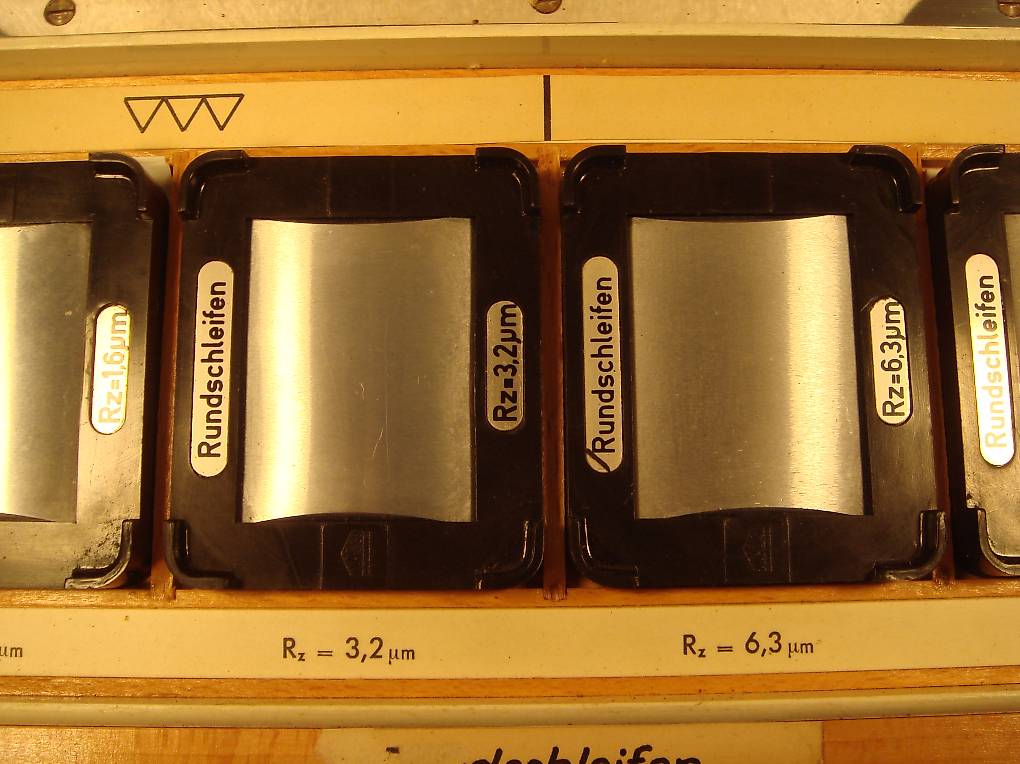 Oberflächen Rauheit Mess Muster Rundschleifen Rz, Rt, Ra, Rp im Kanton ...
