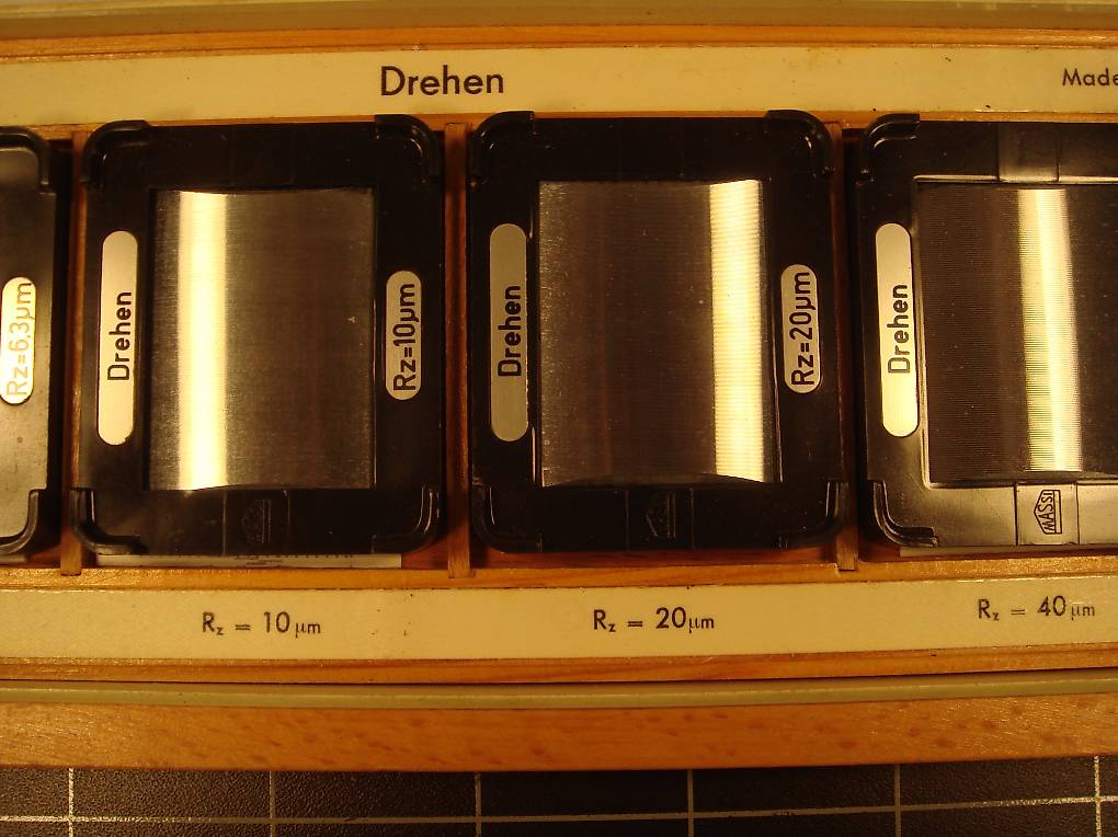 Oberflächen Rauheit Mess Muster Drehen Rz, Rt, Ra, Rp im Kanton Thurgau ...