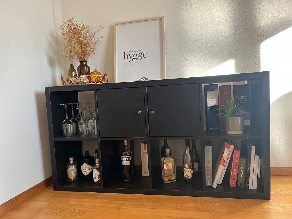 Kallax 8x2, dunkles Holz im Kanton Bern - tutti.ch