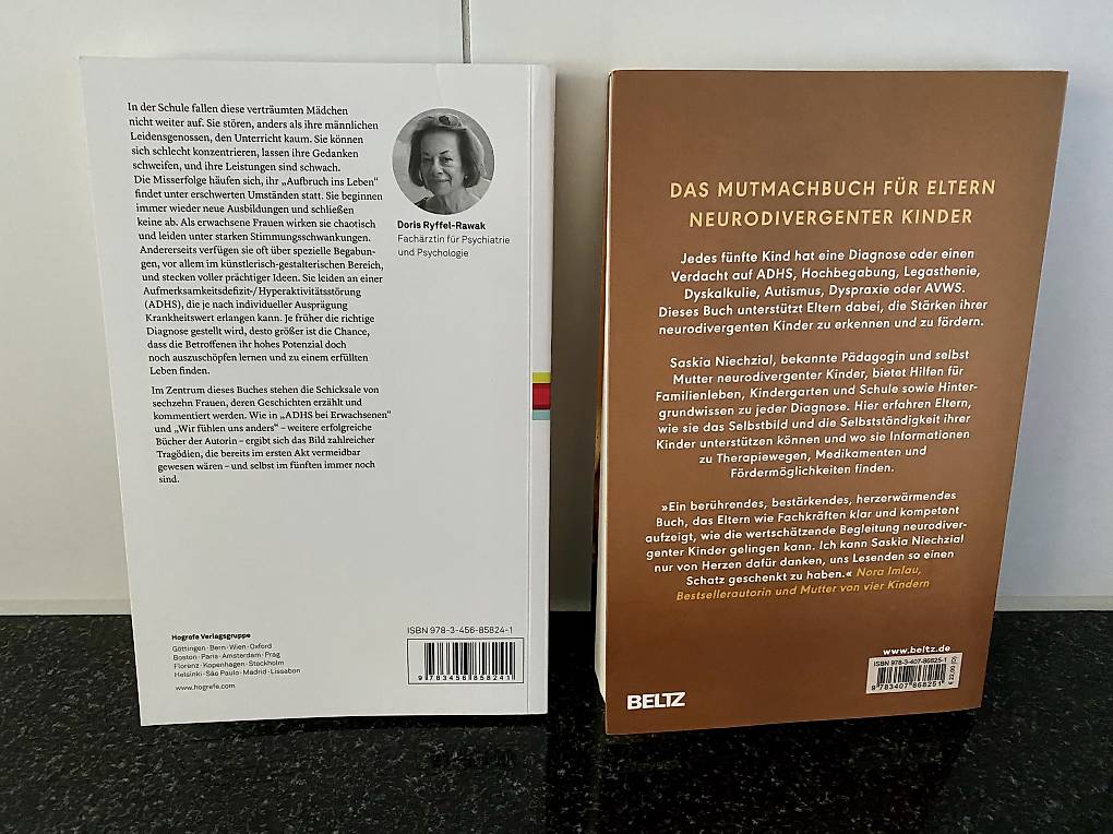 Bücher-Set: ADHS bei Frauen und Ein Kopf voll Gold im Kanton Bern ...