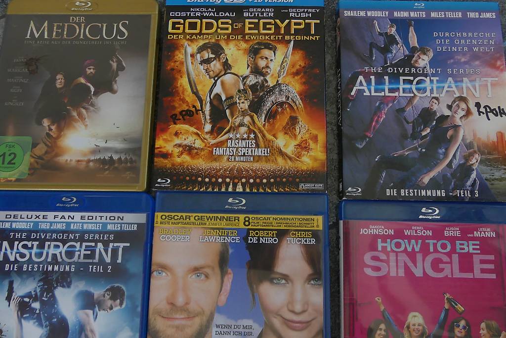 9 verschiedene Blu-Ray Filme ab 12 Jahren - tutti.ch