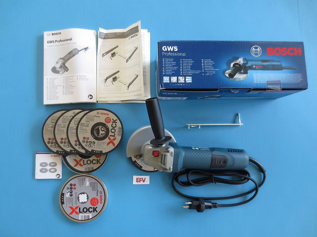 Bosch Professional Winkelschleifer GWS 7-125 + 10 Stk. Inox im Kanton ...