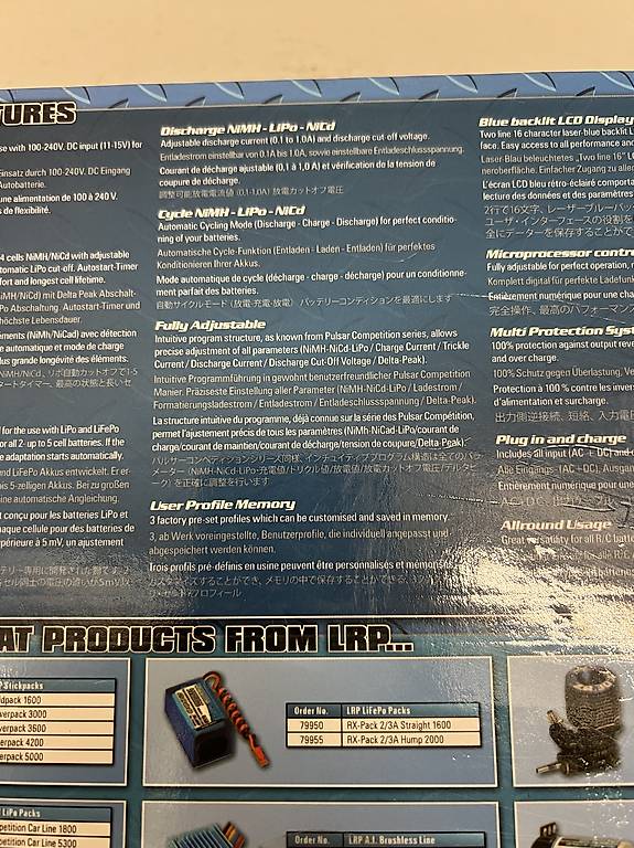 LRP Quadra Pro 2 Charger Profi Lipo Ladegerät für Akkus im Kanton St ...