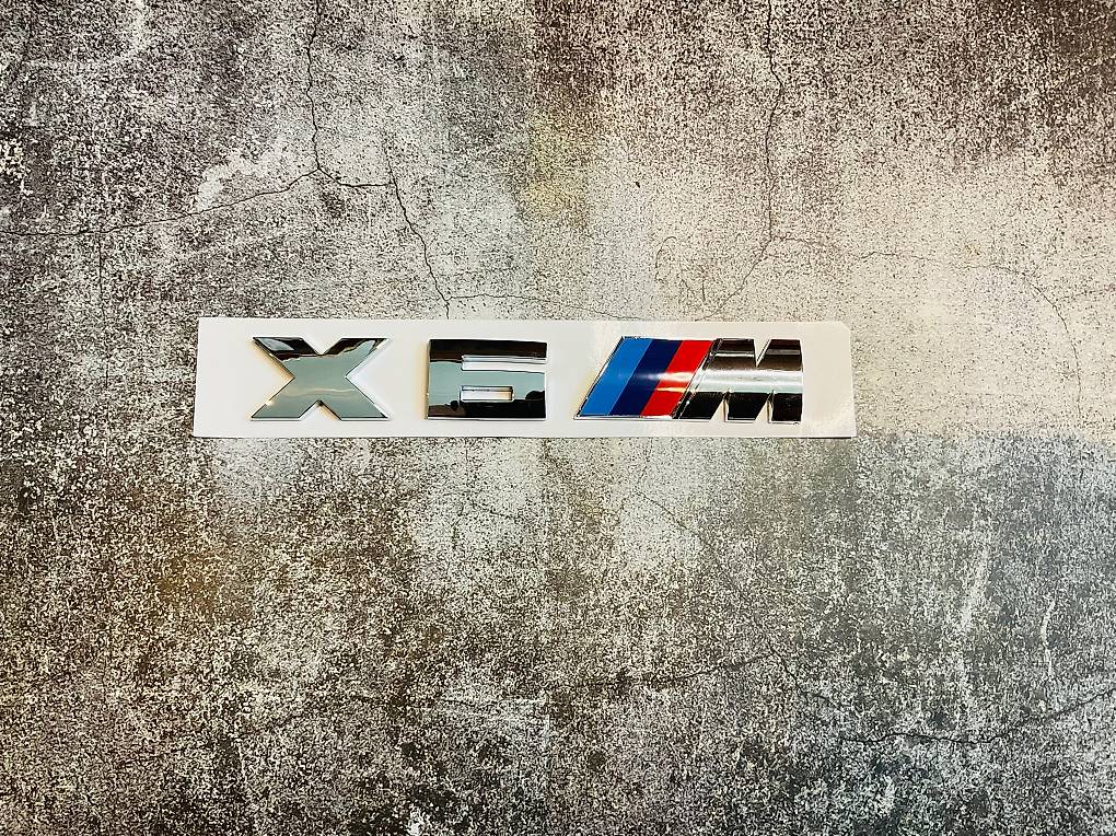 BMW X6M Emblem, Logo, Schriftzug, NEU in Chrom im Kanton Solothurn ...