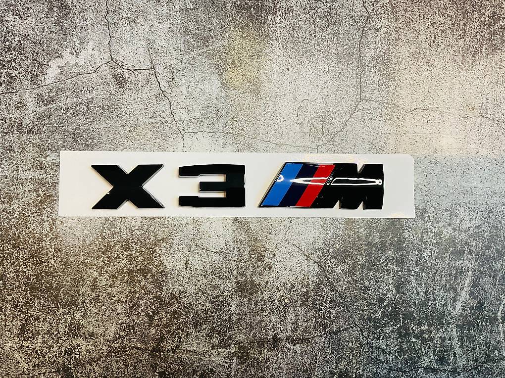 BMW X3M Emblem Logo Schriftzug NEU in Schwarz im Kanton Solothurn ...