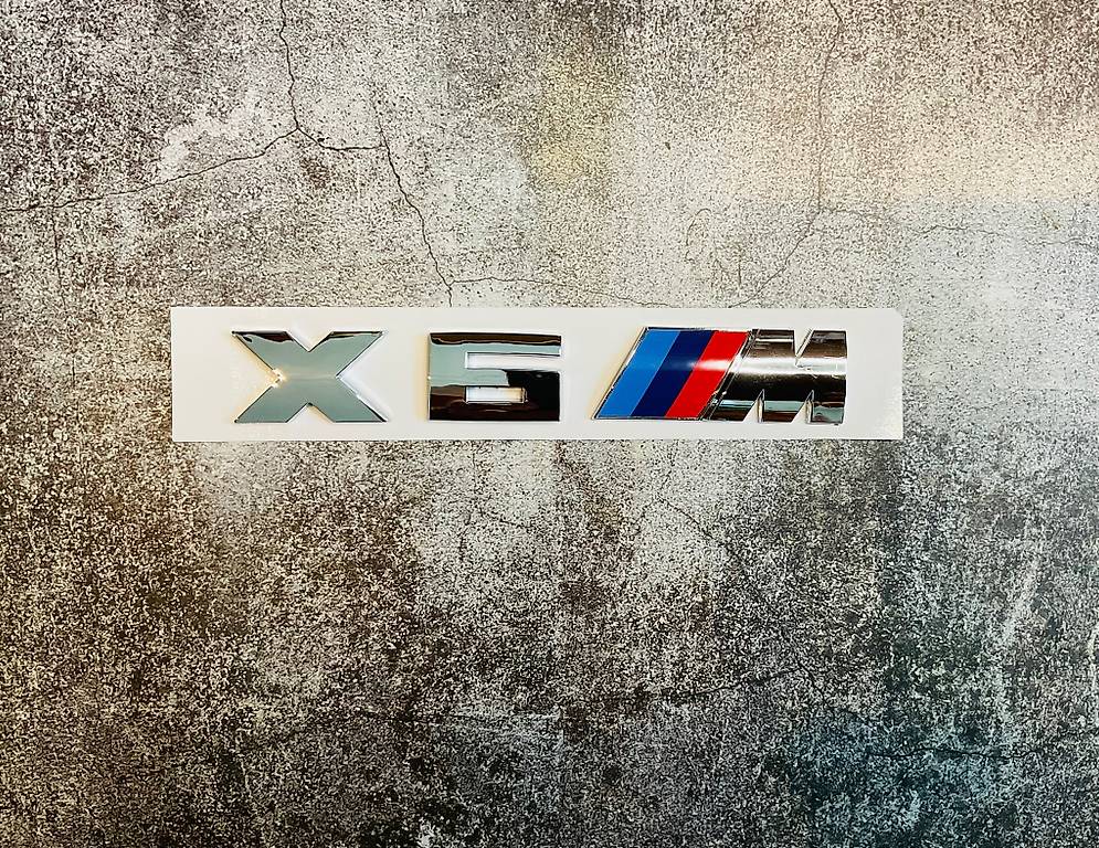 BMW X6M Emblem, Logo, Schriftzug, NEU in Chrom im Kanton Solothurn ...