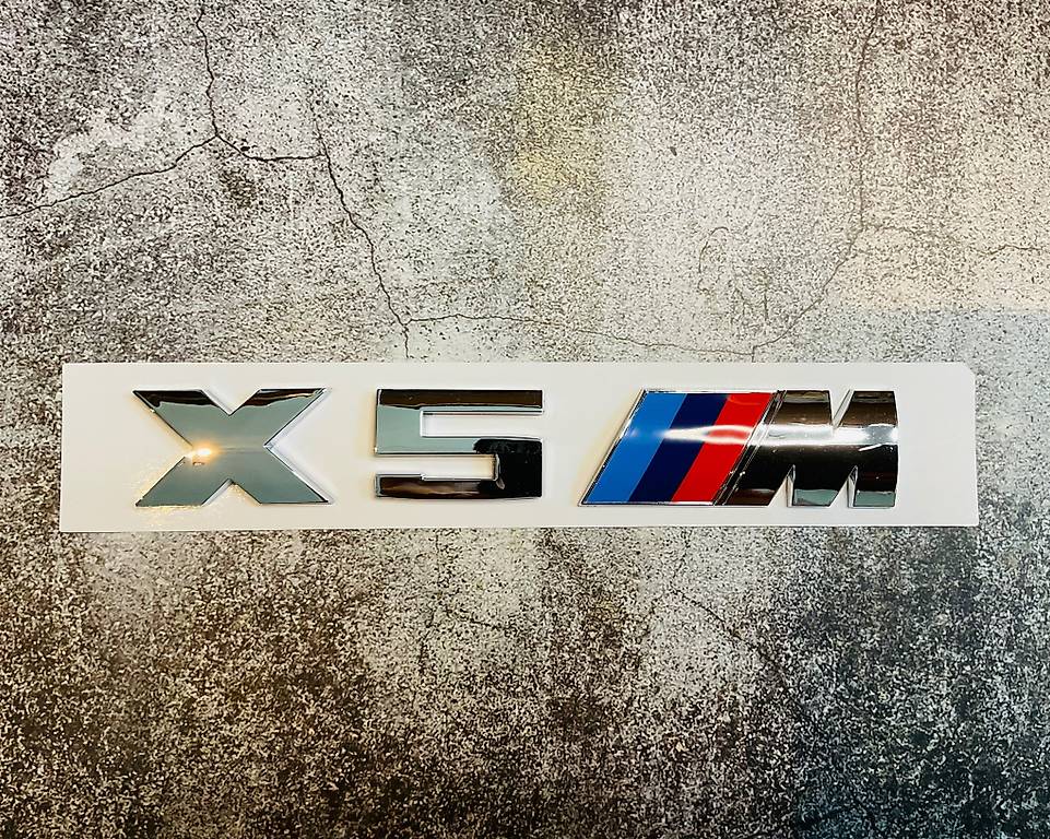 BMW X5M Emblem, Logo, Schriftzug, NEU in Chrom im Kanton Solothurn ...