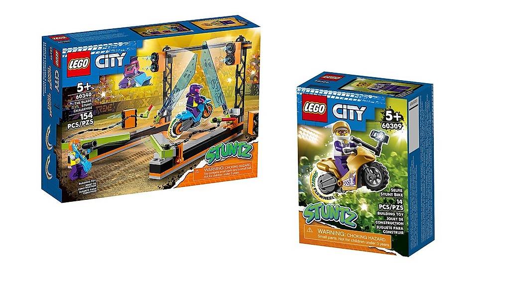 LEGO 60340 & 60309 City Hindern.-Stuntchall. &Stuntbike OVP im Kanton ...