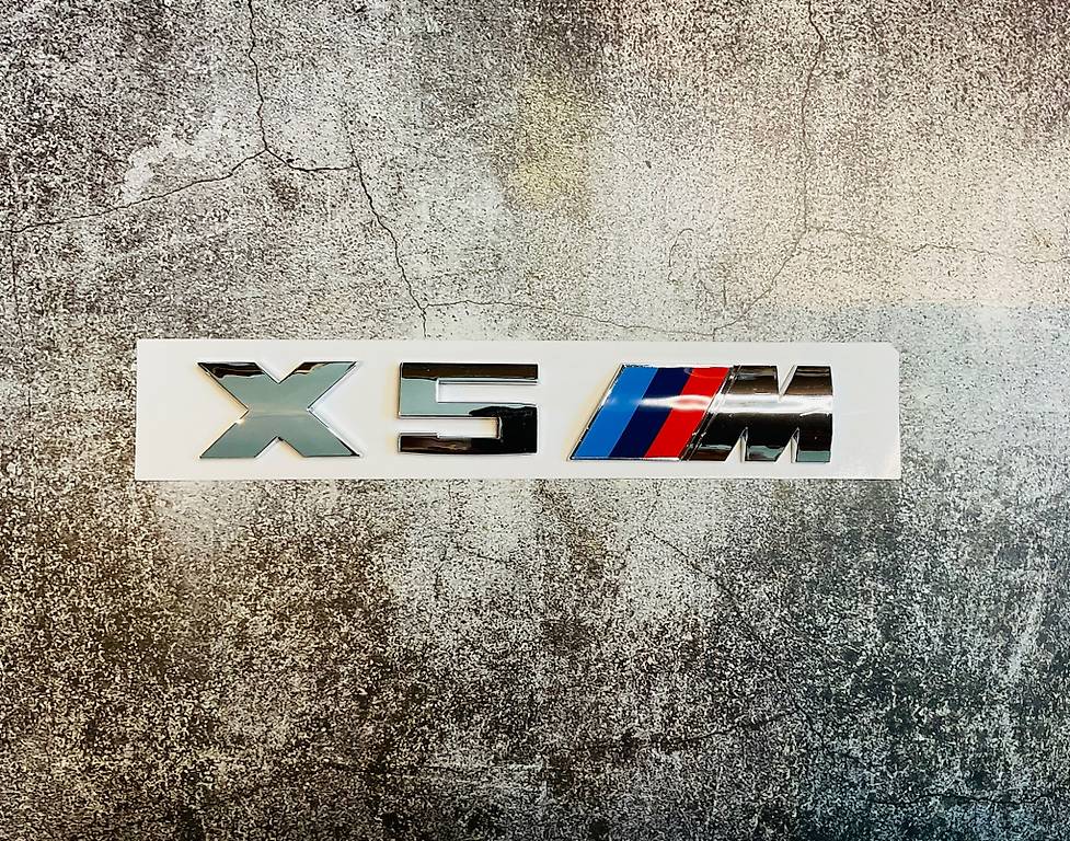 BMW X5M Emblem, Logo, Schriftzug, NEU in Chrom im Kanton Solothurn ...