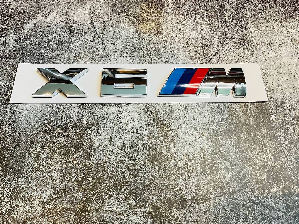 BMW X6M Emblem, Logo, Schriftzug, NEU in Chrom im Kanton Solothurn ...