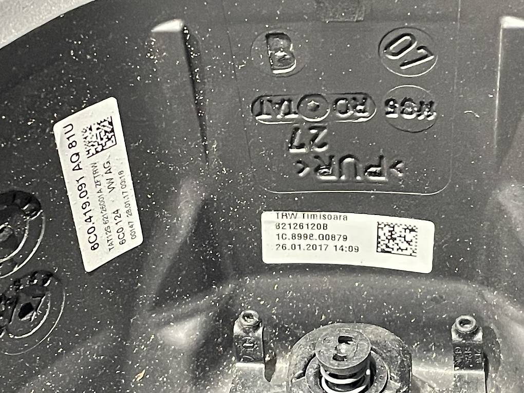 6C0419091AQ Lenkrad VW Caddy Maxi 2017 im Kanton Luzern - tutti.ch