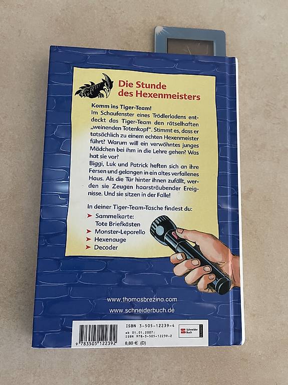 Buch Ein Fall für Dich und das Tiger Team Hexenmeister im Kanton Basel ...