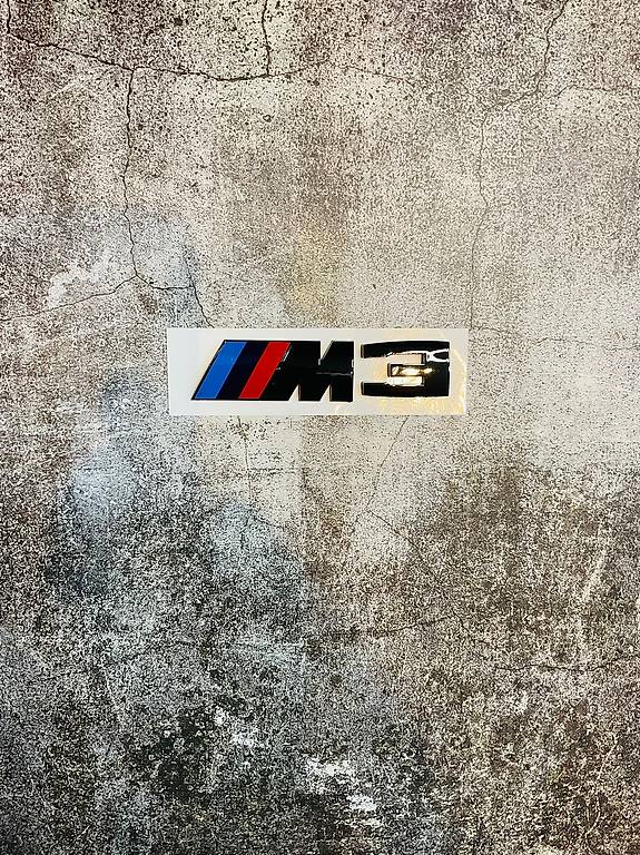 BMW M3 Emblem Logo Schriftzug NEU in Schwarz glänzend im Kanton ...