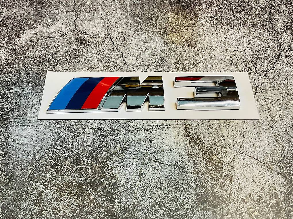 BMW M3 Emblem Logo Schriftzug NEU in Chrom Canton Soleure - tutti.ch