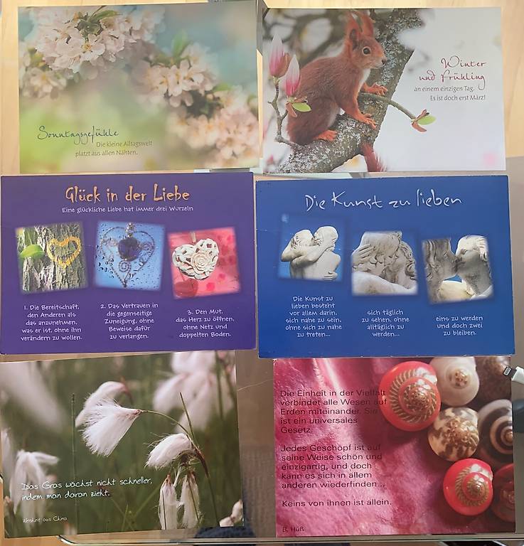 16 Postkarten - Grüsskarten - Spruchkarten - Zitate im Kanton Basel-Landschaft - tutti.ch