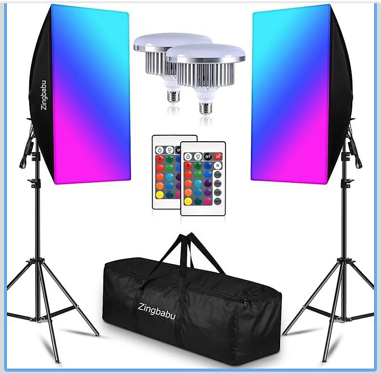 Softbox Fotostudio Set 150W RGB LED im Kanton Thurgau - tutti.ch