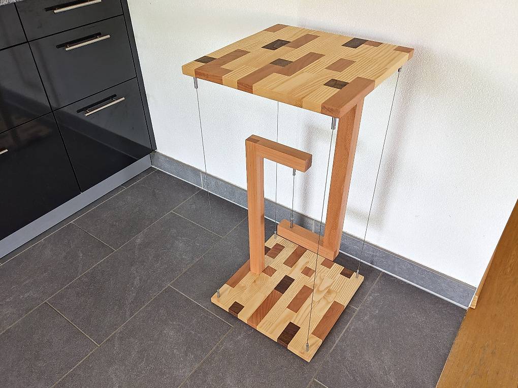 Table flottante ARTISANALE aux 3 essences de bois, NEUVE im Kanton ...