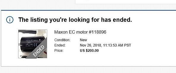 maxon EC motor 118896 Model EC40 - 120W im Kanton Basel-Landschaft ...