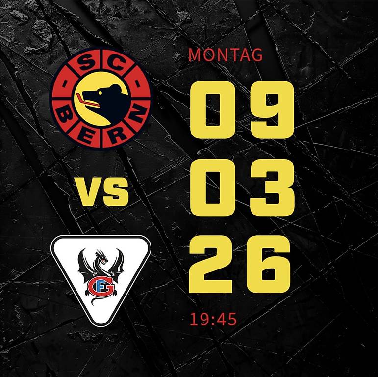 Stehplatz-Ticket für Match SCB - Fribourg-Gotteron vom 09.03 im Kanton ...