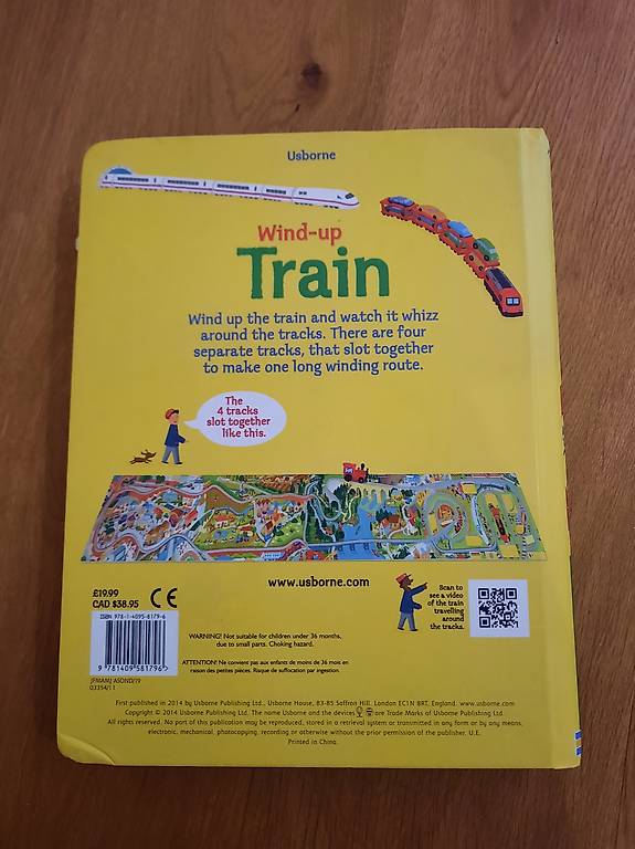 Wind-up Train - Usborne - Children English Book Canton Berne - tutti.ch